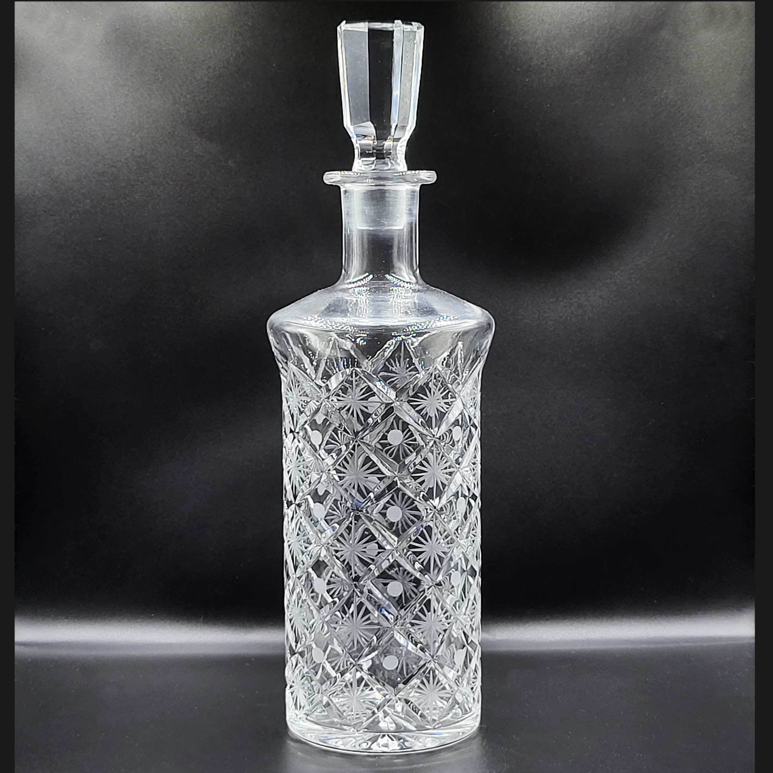 Vintage USSR Crystal Glass Decanter | Inspire Uplift