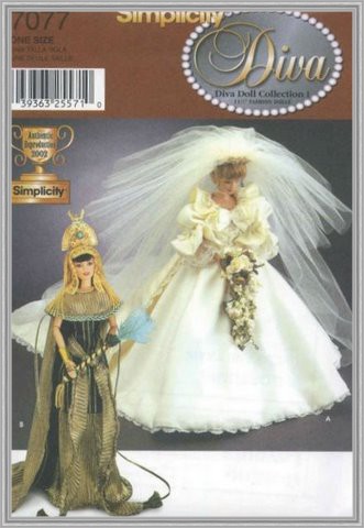 Digital - Vintage Simplicity 7070 Barbie Sewing Pattern - Wa | Inspire ...