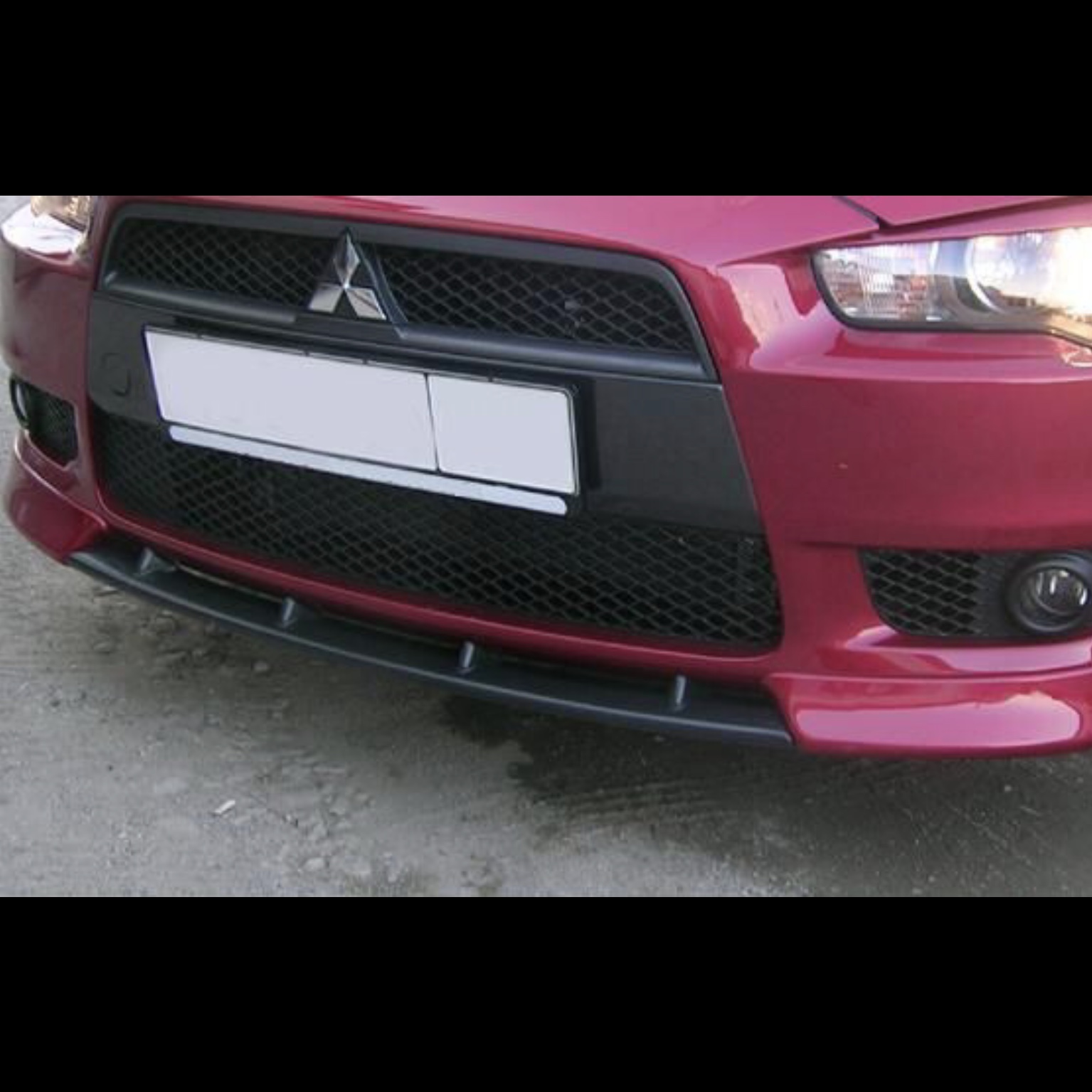 Front Bumper Lip Side Splitter Spoiler For Mitsubishi Lancer | Inspire ...