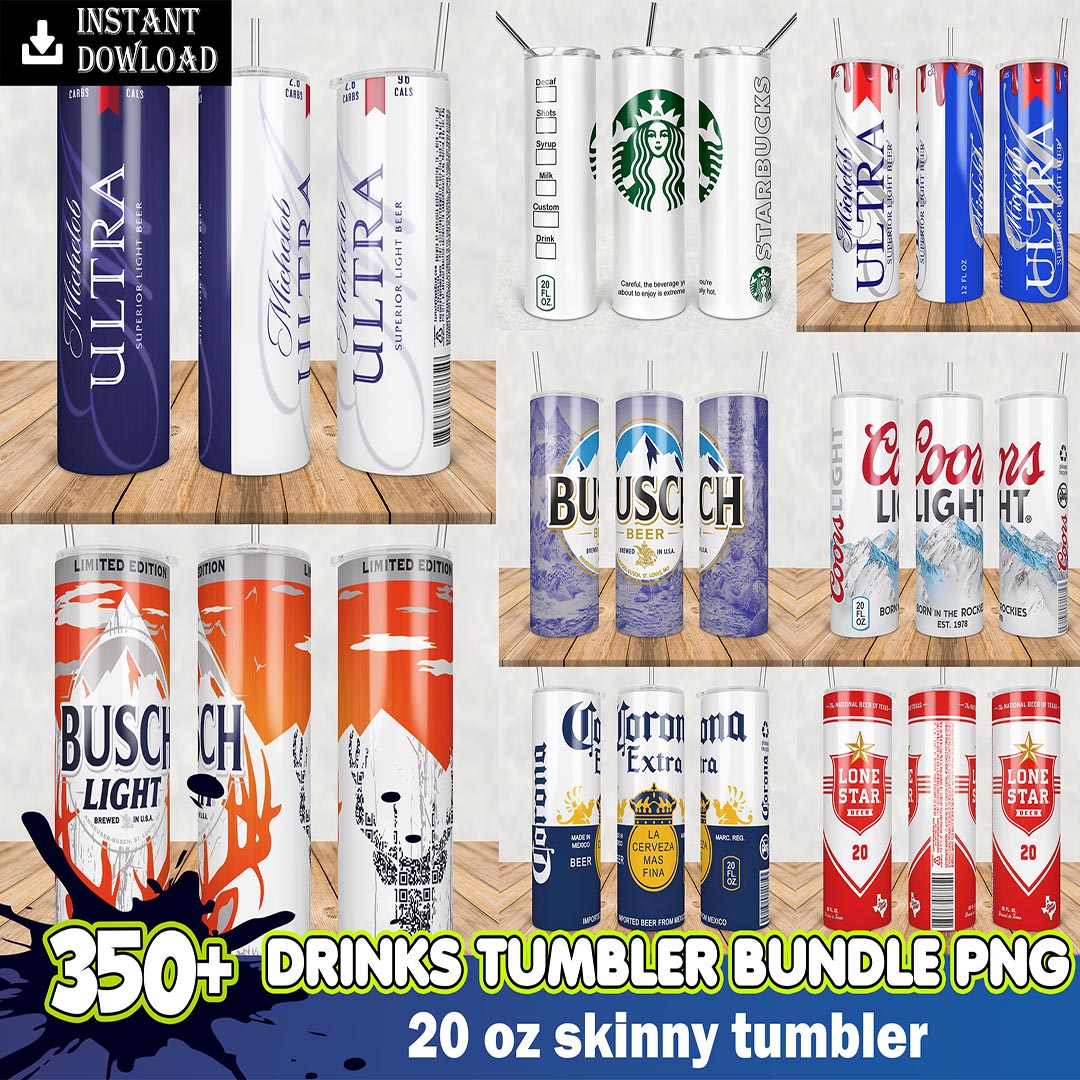350 Drink 20oz Tumbler Bundle Png, Beer Brand Png, Softdrink | Inspire ...