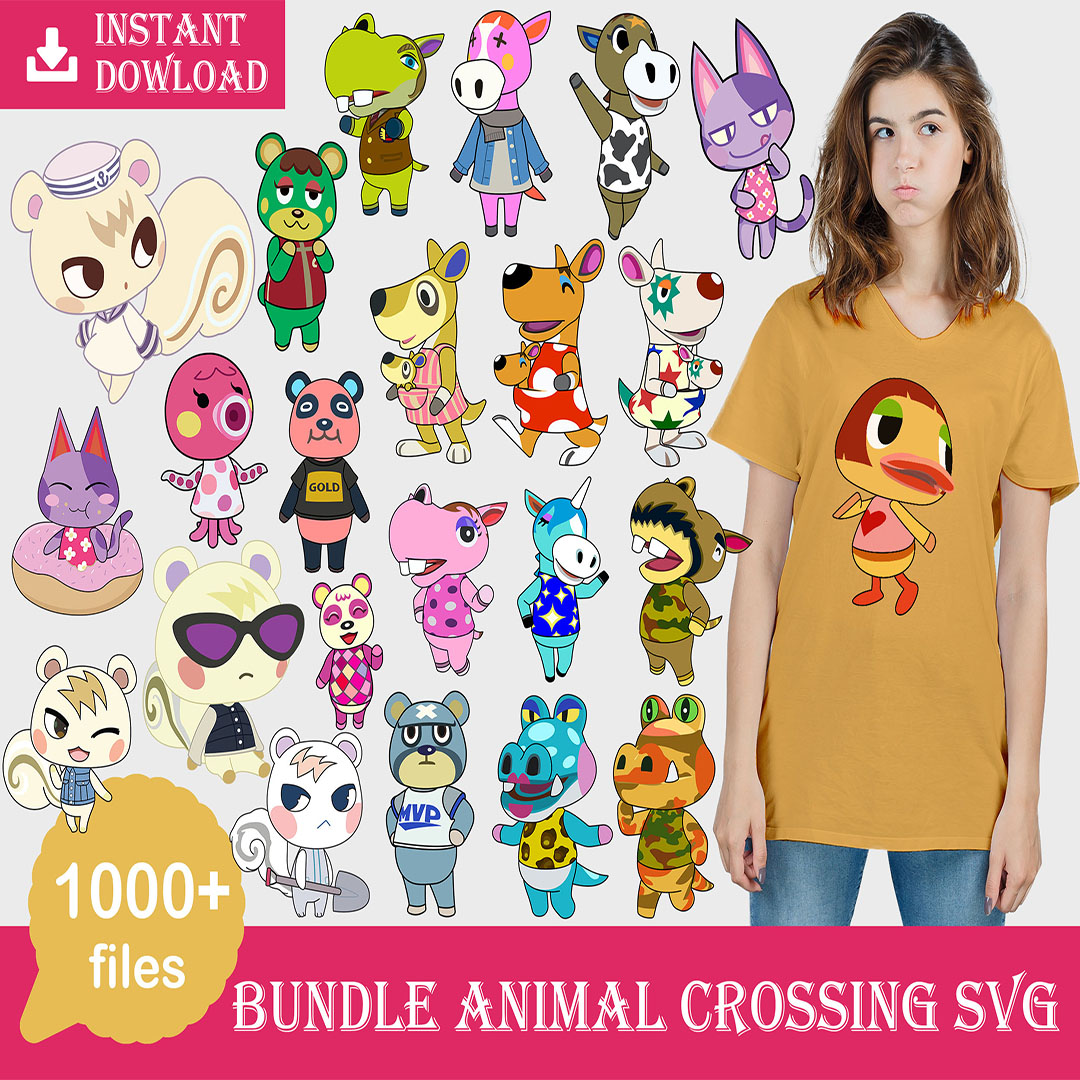 Animal Crossing SVG Bundle Pack, Animal Crossing svg Logos A - Inspire ...