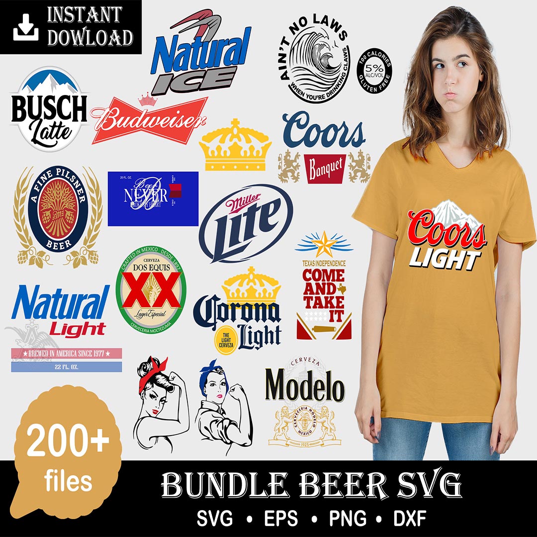 Beer bundle svg, png, eps, dxf for cricut and print | Inspire Uplift