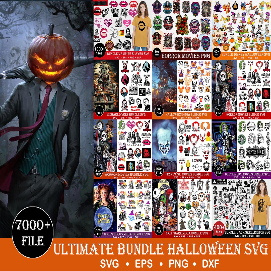 Ultimate Halloween bundle svg, Halloween svg, Digital file | Inspire Uplift