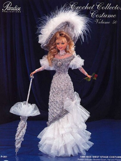 Pdf Vintage Crochet Pattern Crochet Dress For Barbie Dolls Inspire