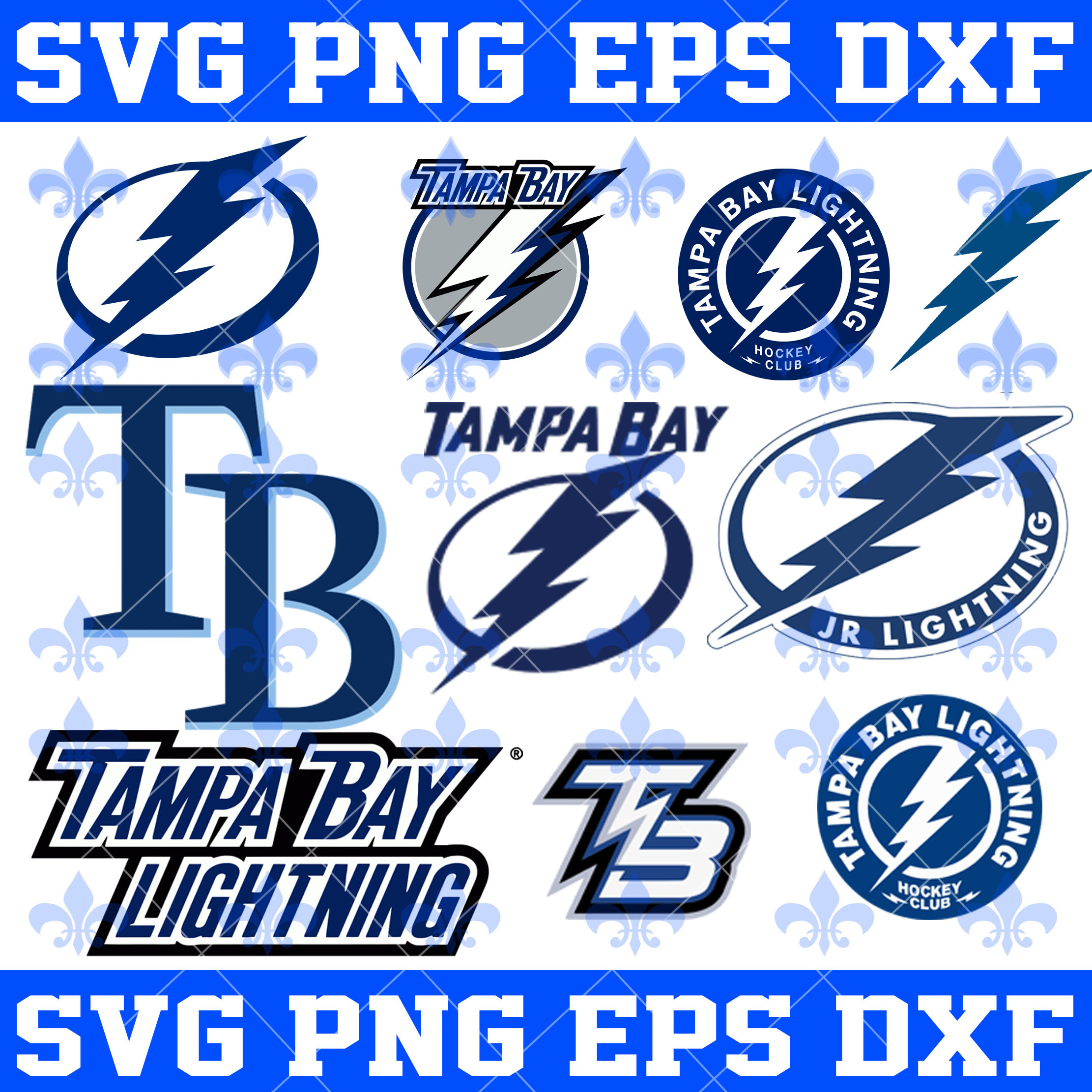 TAMPA BAY LIGHTNING NHL Svg, TAMPA BAY LIGHTNING Bundle Svg, | Inspire ...