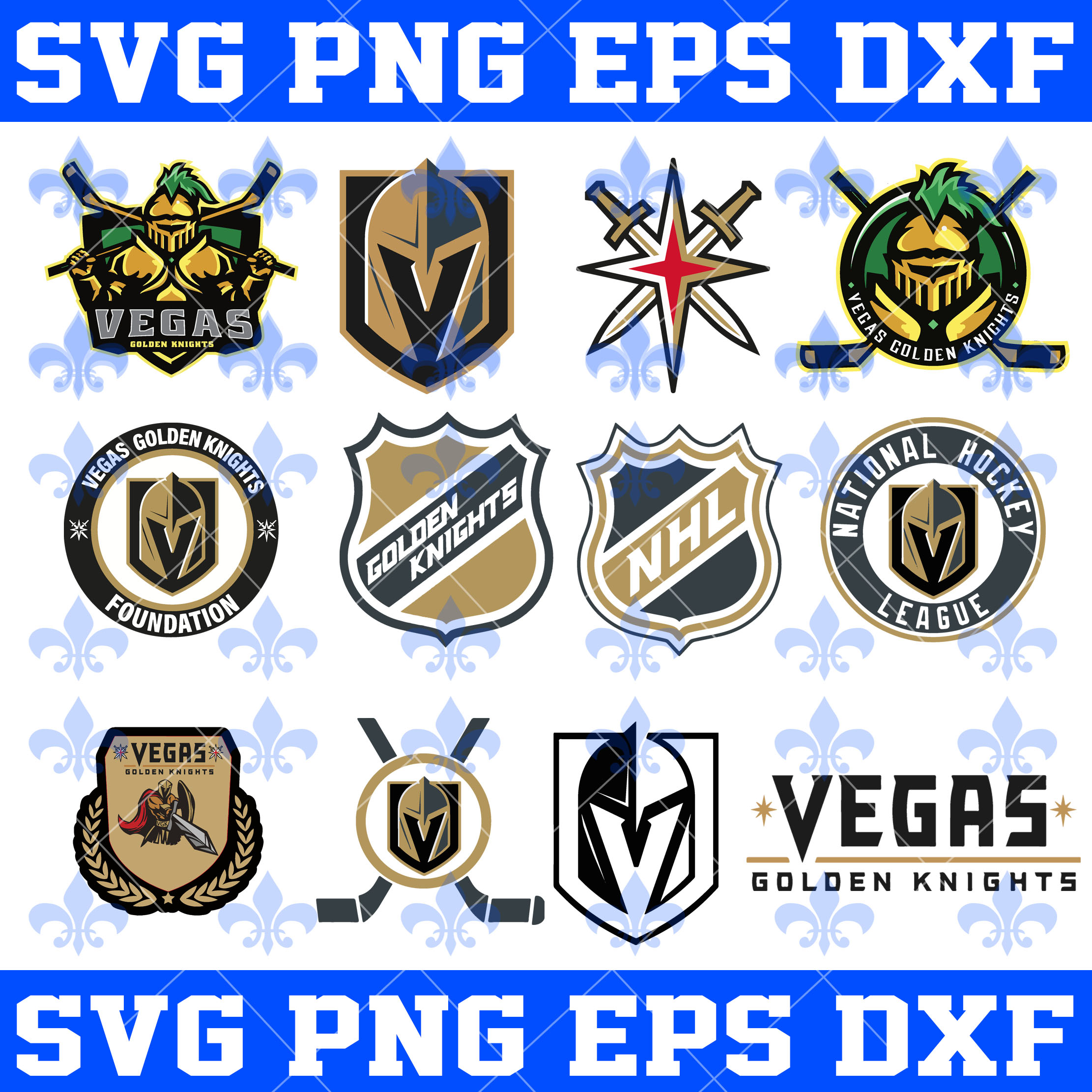 LAS VEGAS GOLDEN KNIGHTS NHL Svg, LAS VEGAS GOLDEN KNIGHTS B | Inspire ...