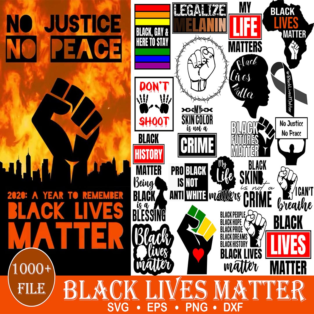 1000 BLM SVG Bundle svg,Black lives Matter svg Bundle, Cricu | Inspire ...
