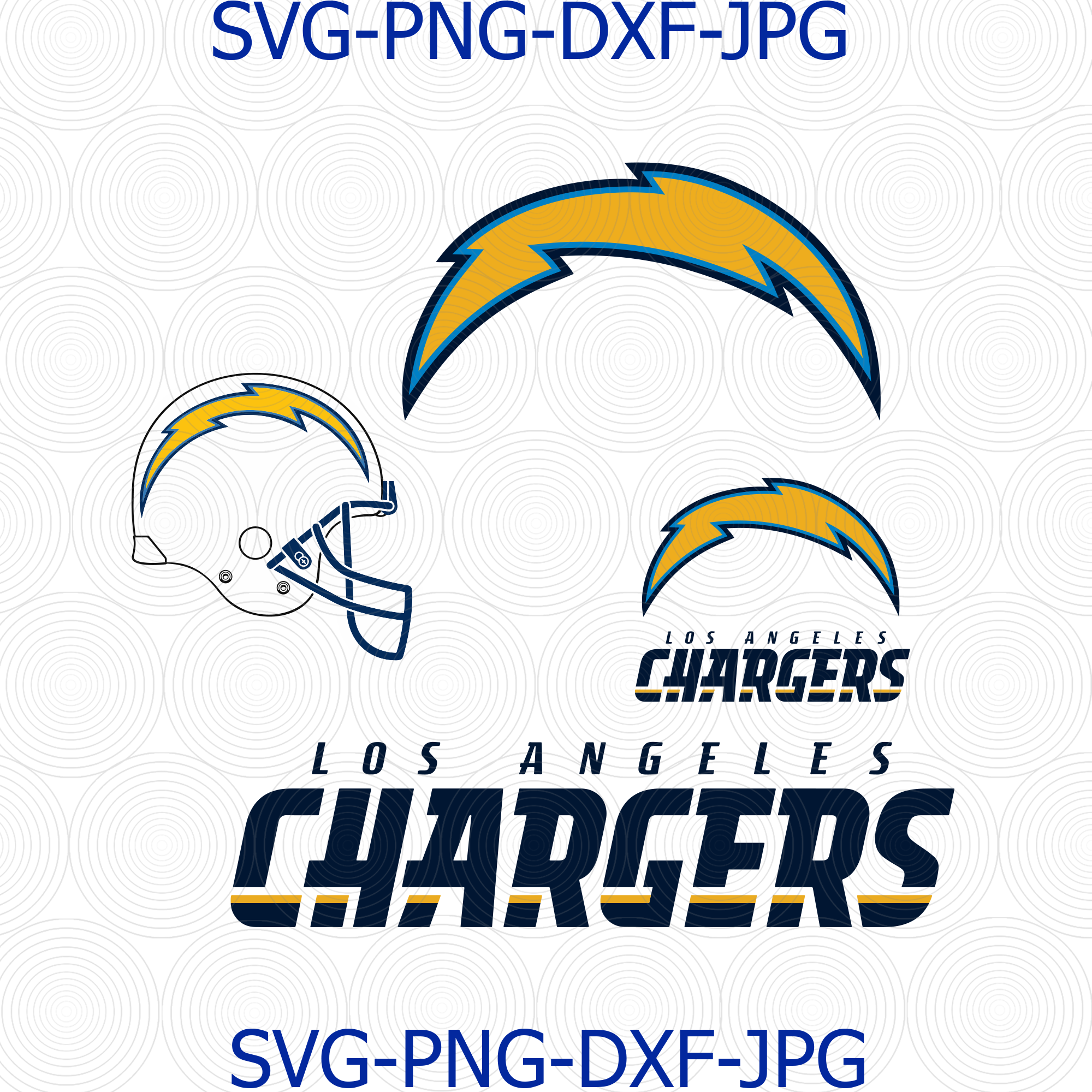 Los angeles chargers SVG, Los angeles chargers logo, charger | Inspire Uplift