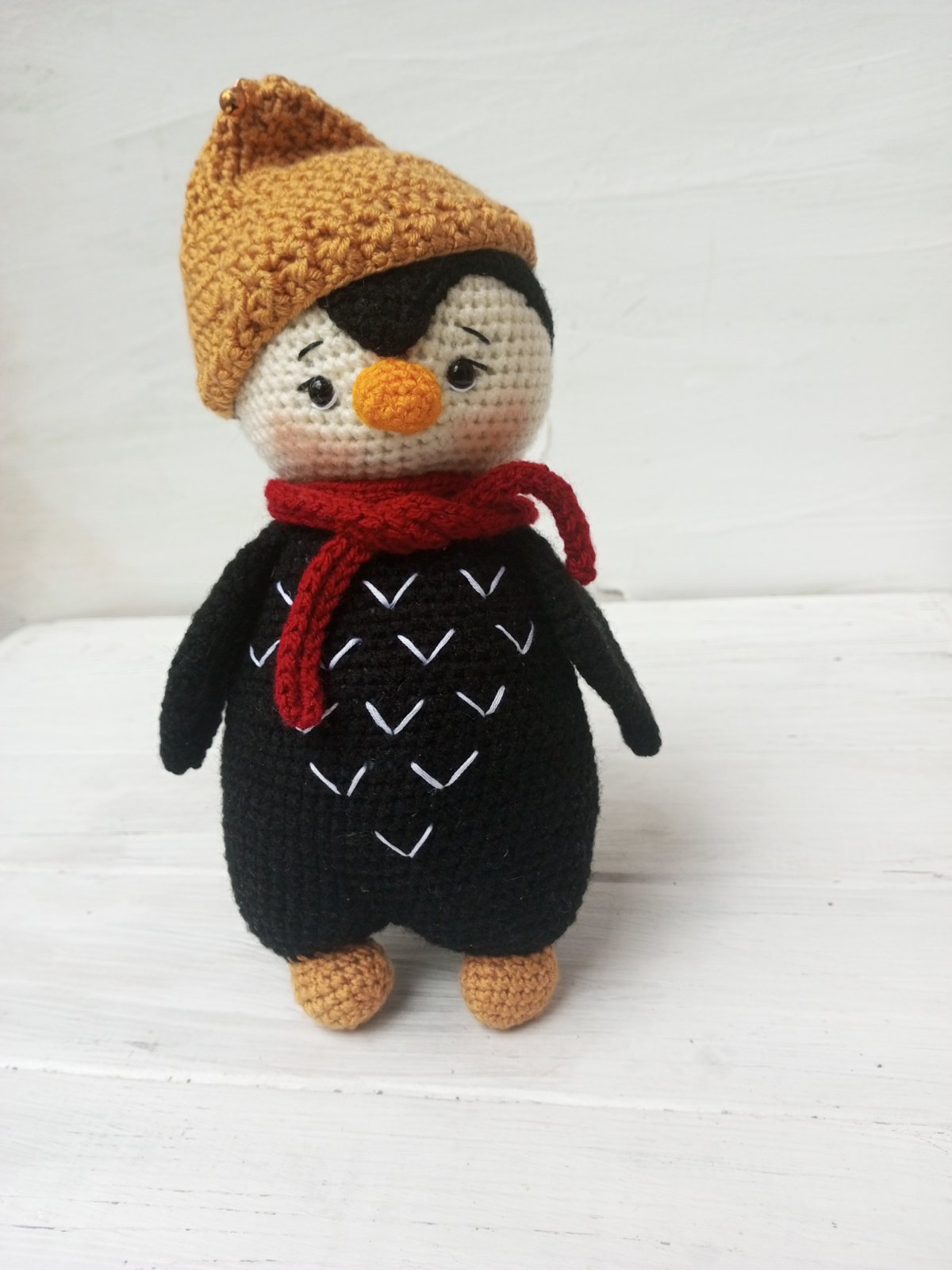 Hand Crochet Funny Penguin Stuffed Toys Animals Knit Amiguru | Inspire ...