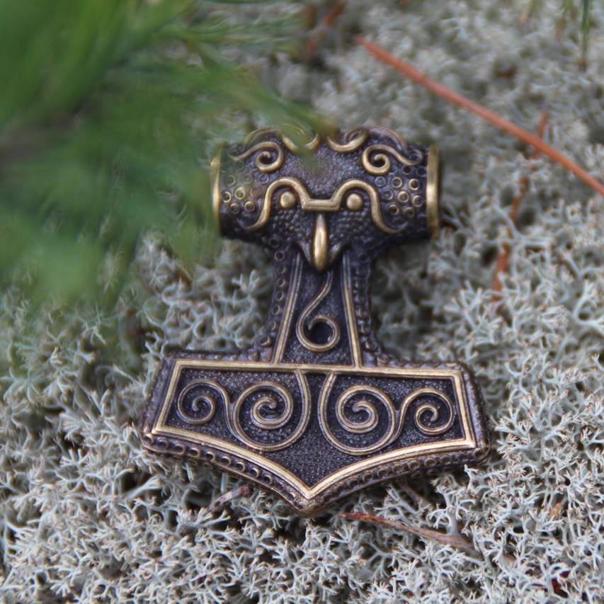 Bronze Mjolnir Pendant