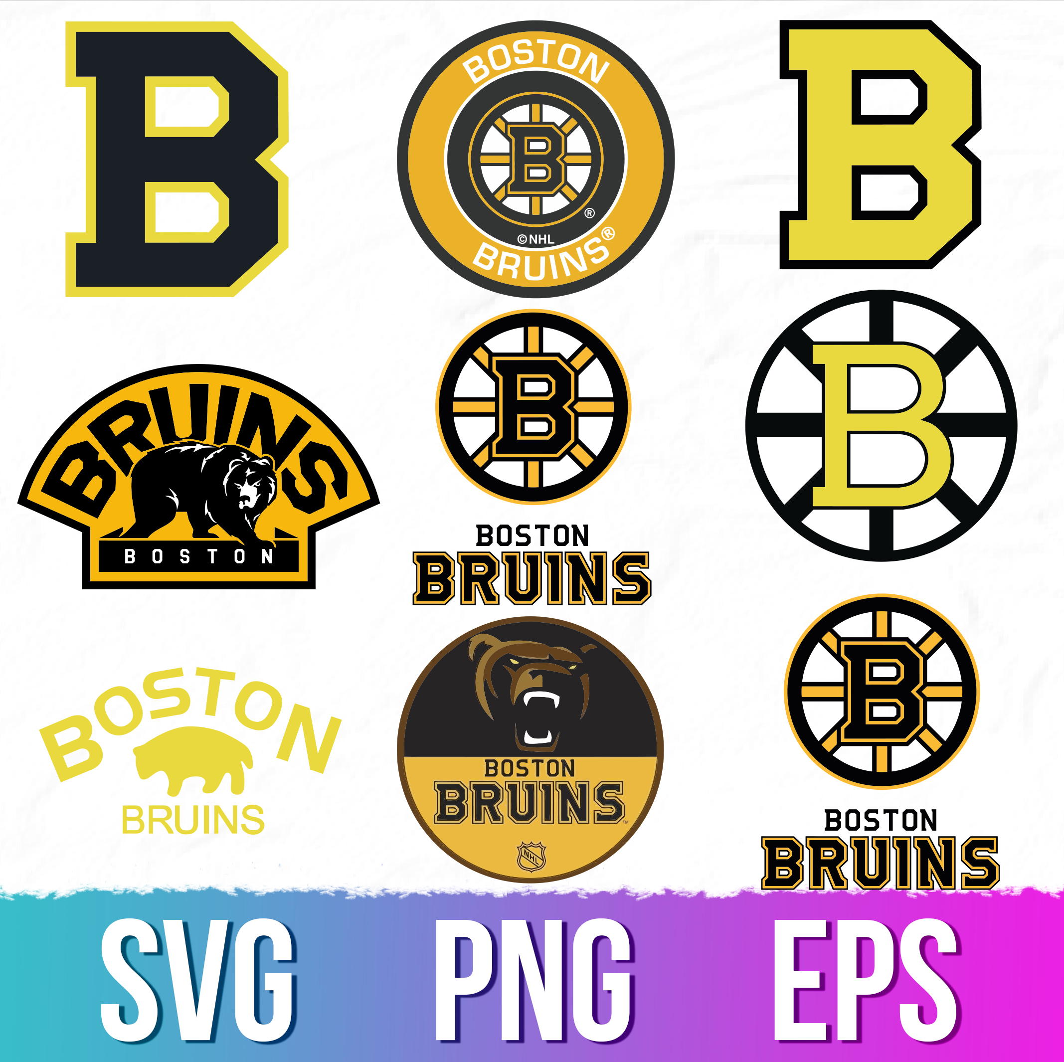 bruins logo evolution
