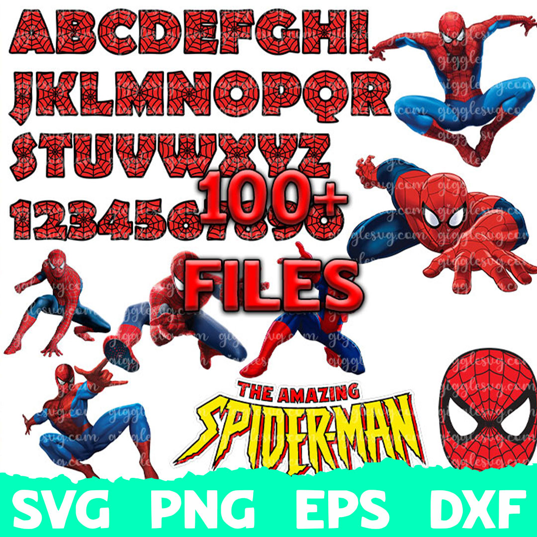 Spiderman Bundle SVG, Superheros Svg, Marvel Svg, Avengers S | Inspire ...