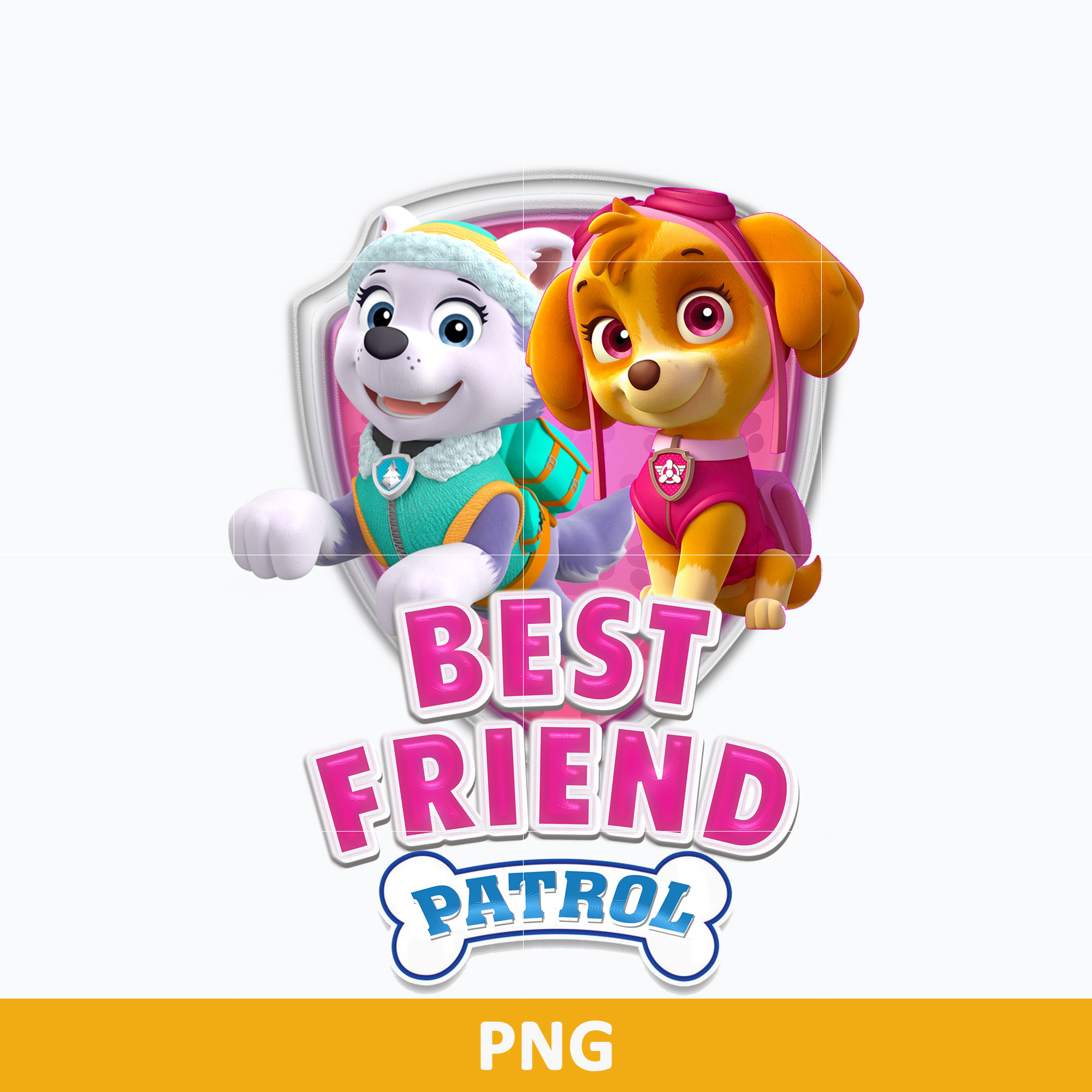 Best Friend Paw Patrol PNG, Paw Patrol Girl PNG, Skye Everes | Inspire ...