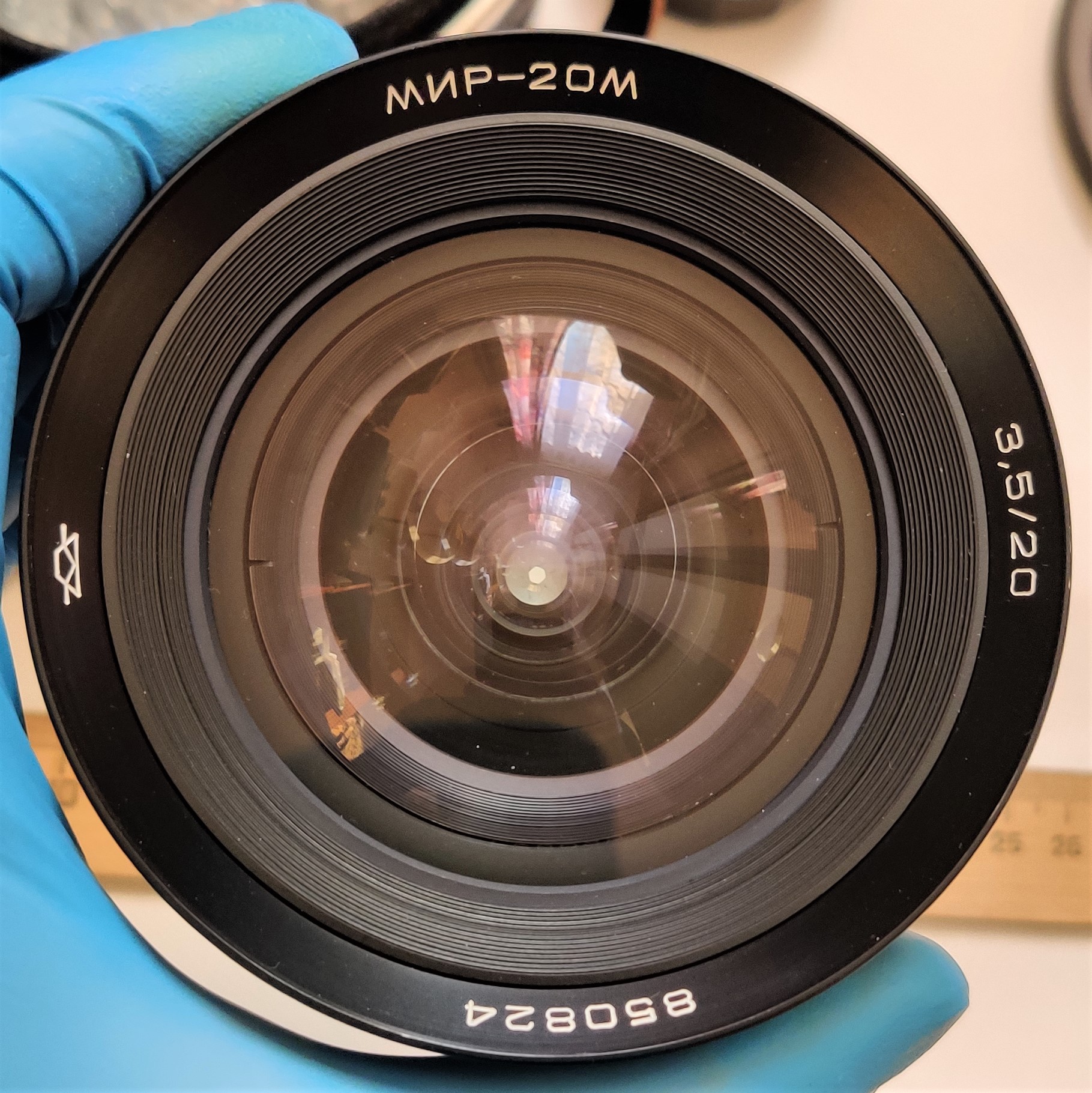 Rare MIR 20M 20-M 20mm f/3.5 Wide angle lens M42 mount. exc - Inspire ...