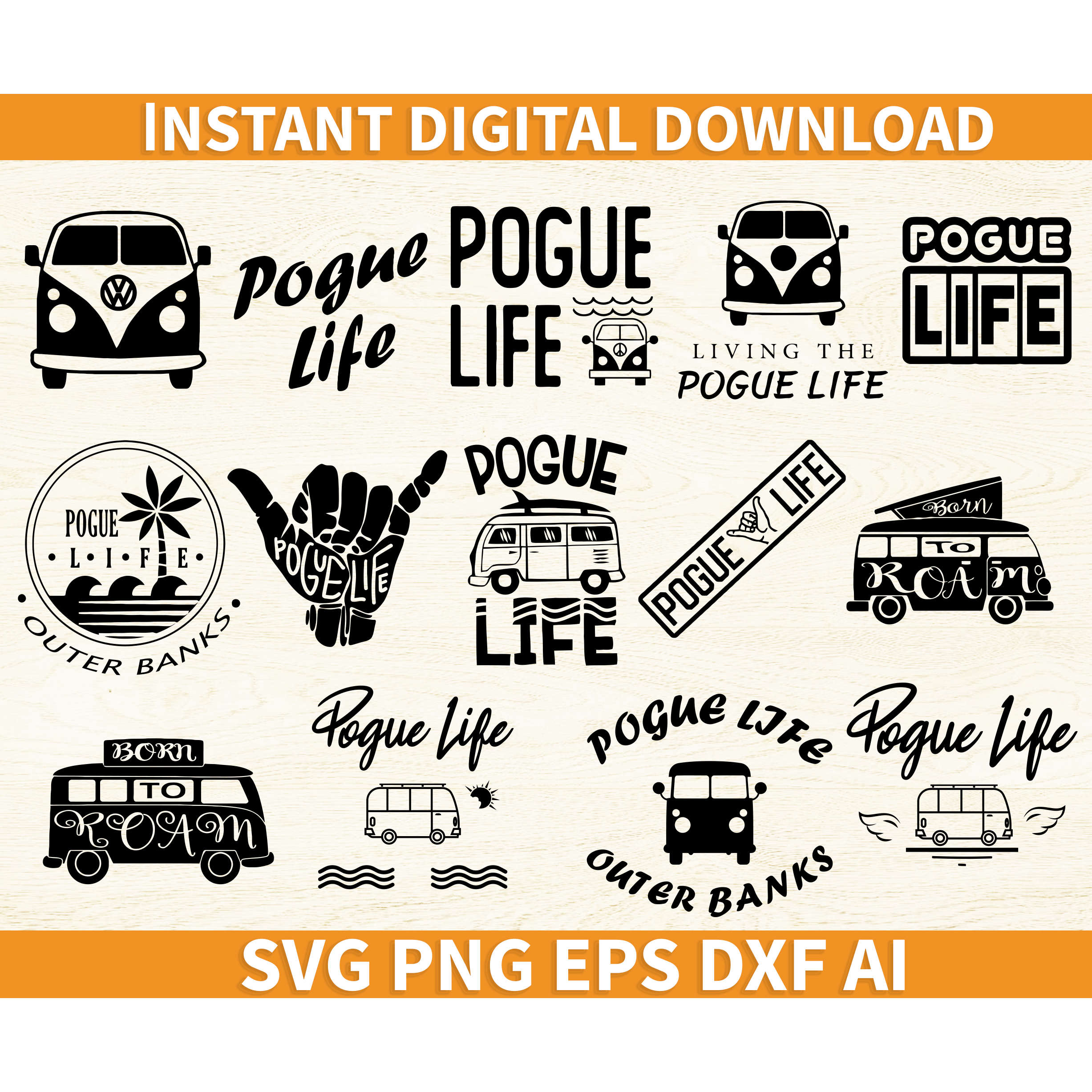 Pogue life svg, Pogue life eps, Pogue life png, Outer Banks - Inspire ...