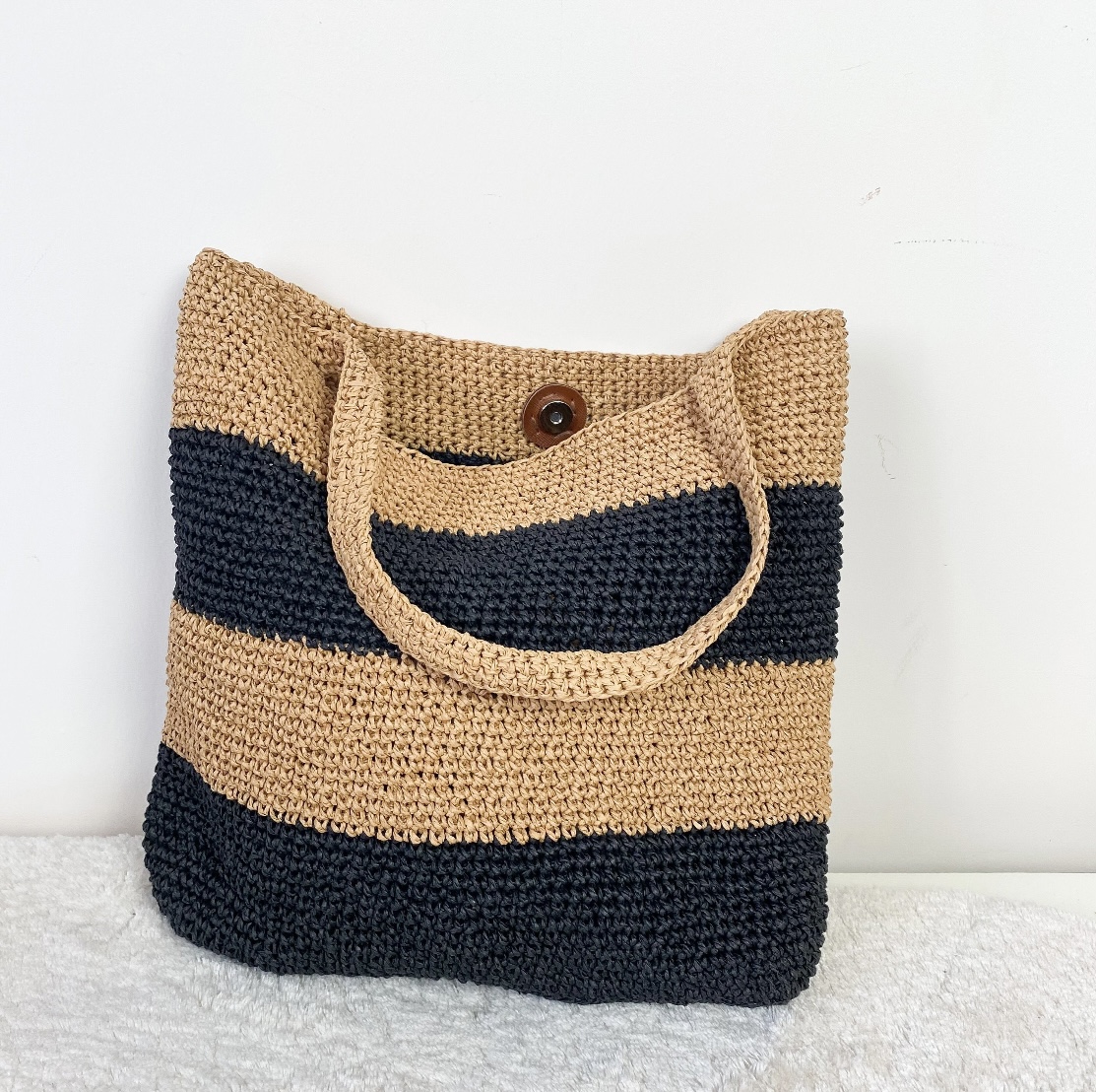 Straw bag Braided Straw Bag Crochet Straw Bag | Inspire Uplift