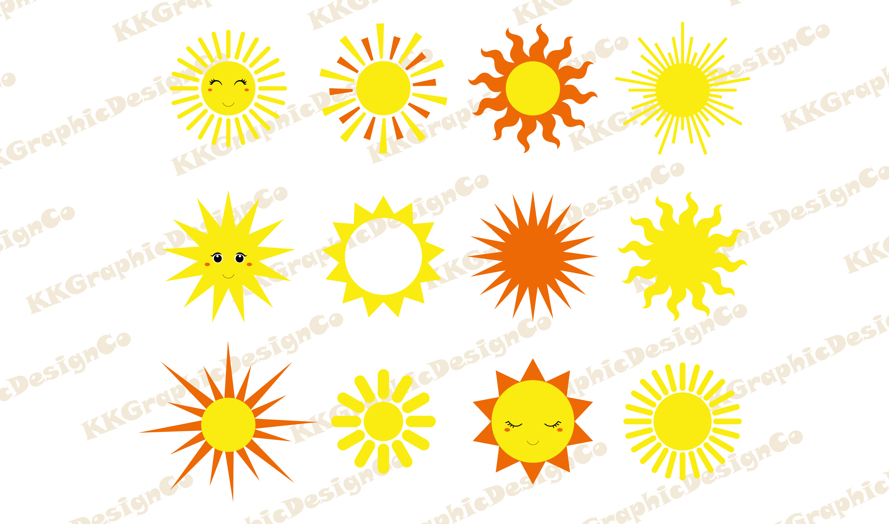 Sun bundle svg Sun clipart Sun svg Sunshine svg Sun png Suns | Inspire ...