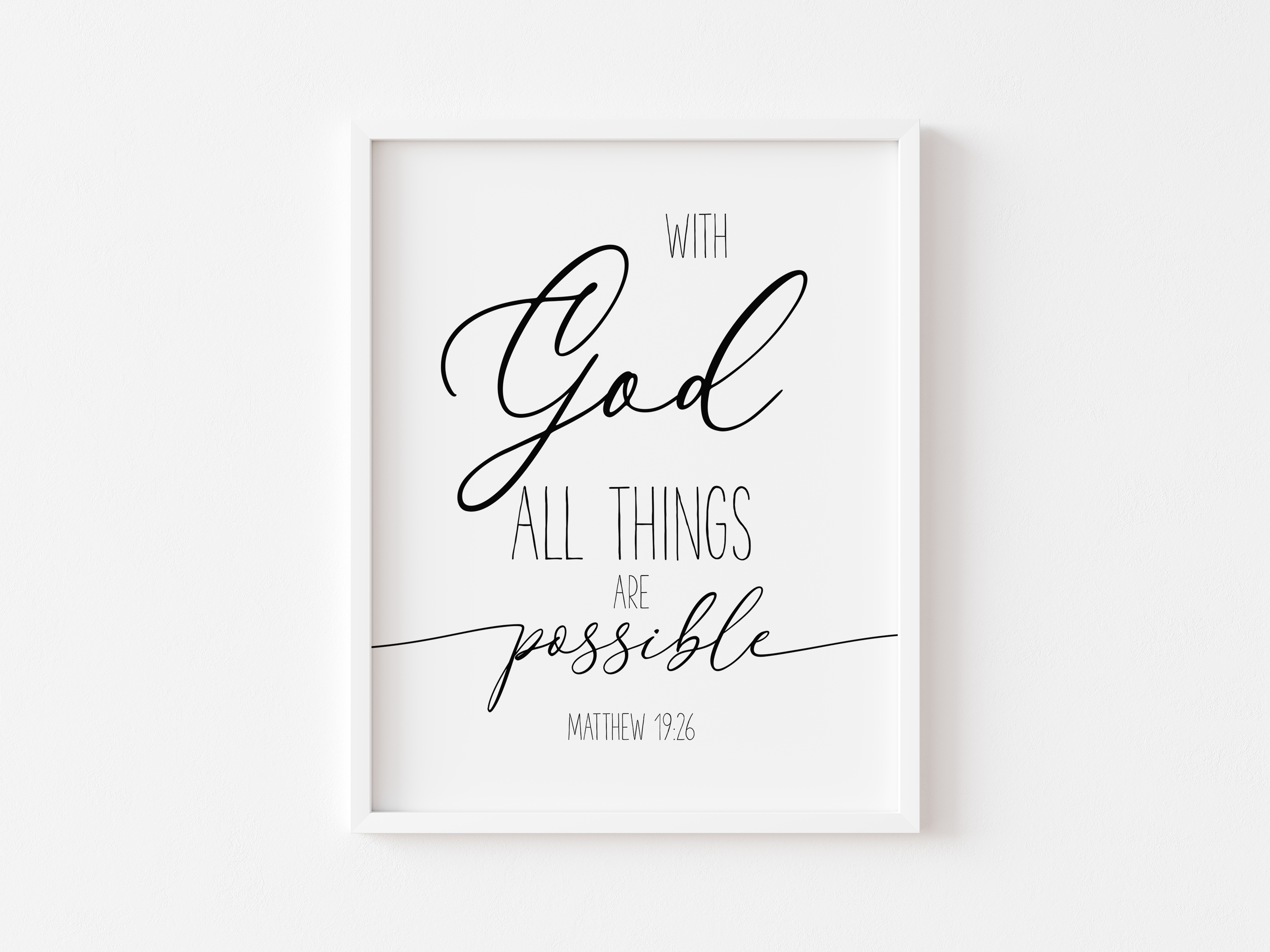 Matthew 19:26 Wallpaper
