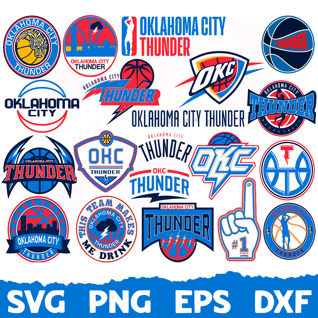 Oklahoma City Thunder svg, Basketball Team svg, Basketball s | Inspire ...