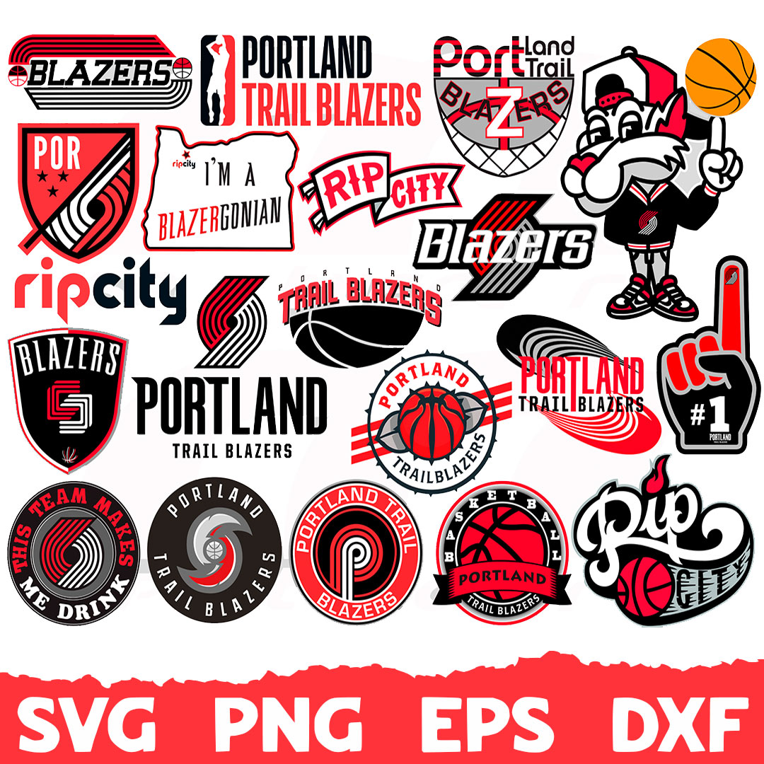 Portland Trail Blazers svg, Basketball Team svg, Basketball | Inspire ...
