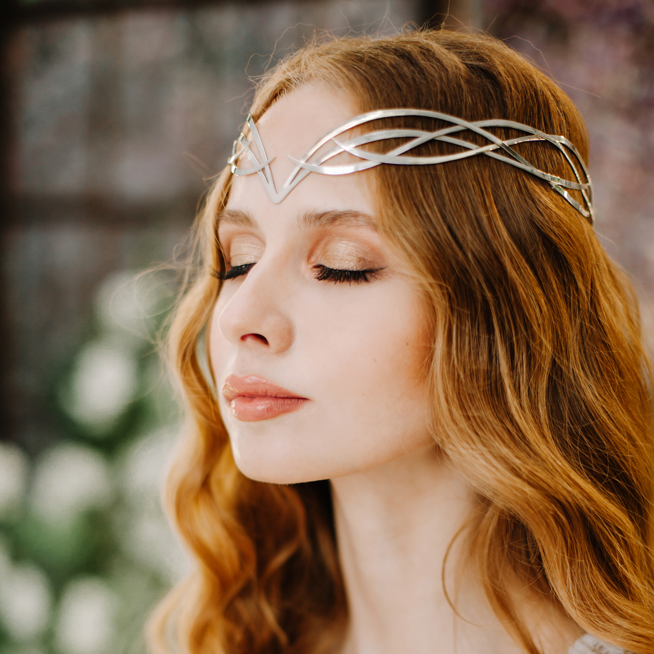 Wedding diadem Bridal Elven Tiara Elf Leaf Crown bridal hair | Inspire ...