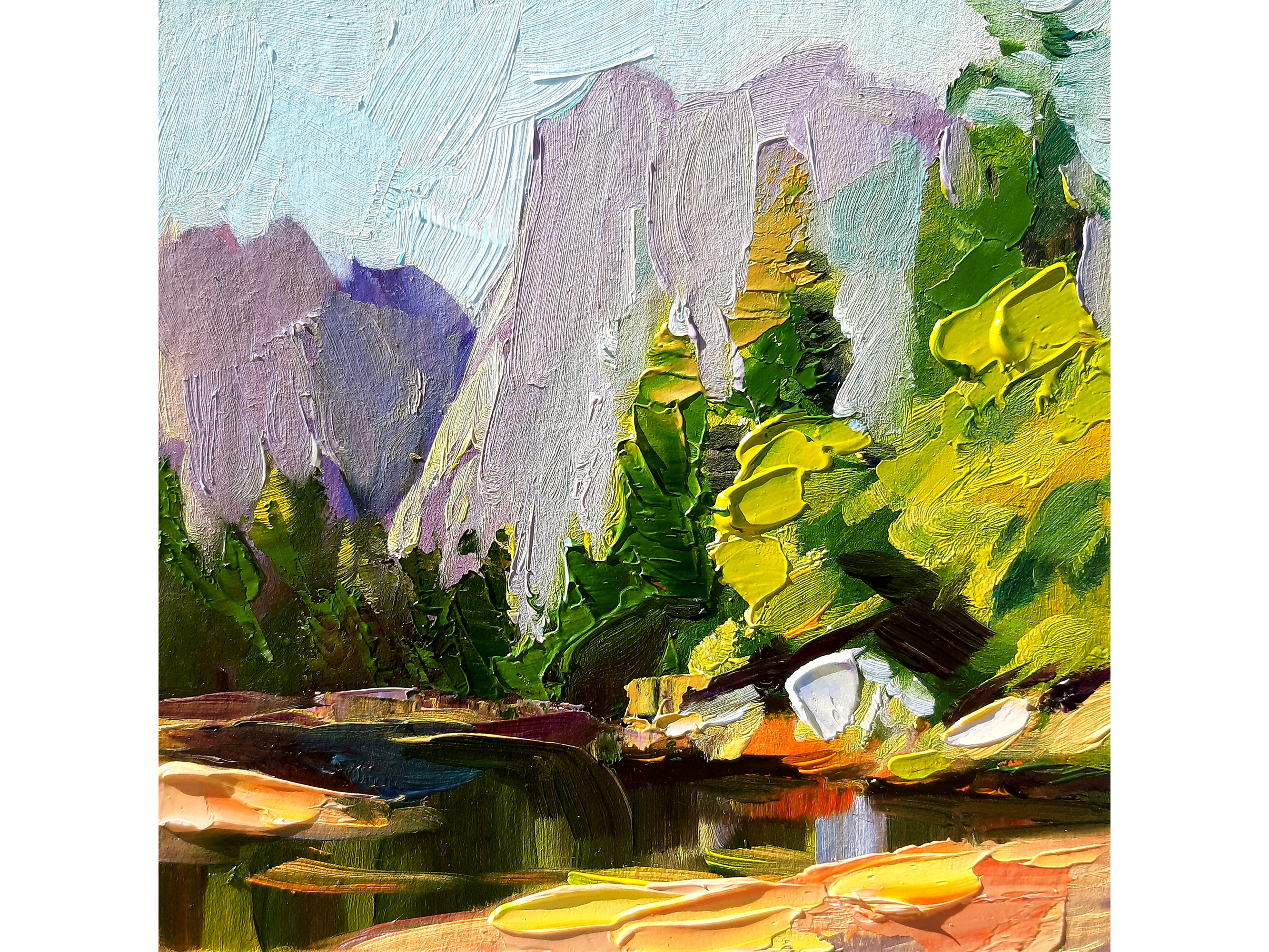 Yosemite Painting California Original Art National Park Artw | Inspire ...