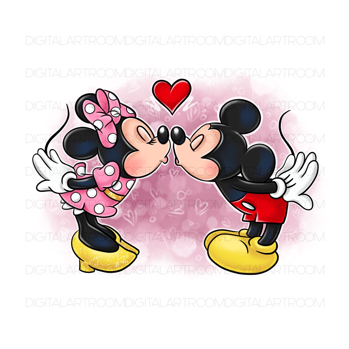 Kiss Two funny mouses, Mice in love, sublimation design | Inspire Uplift