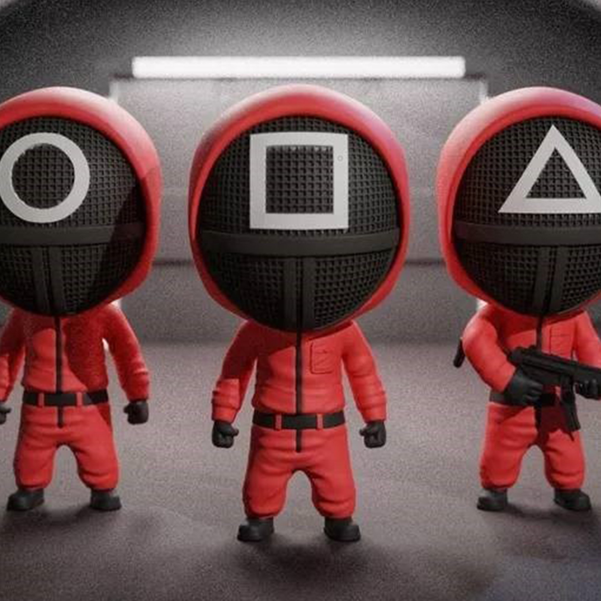 3D model STL File Squid Game fo 3D print Art | Inspire Uplift