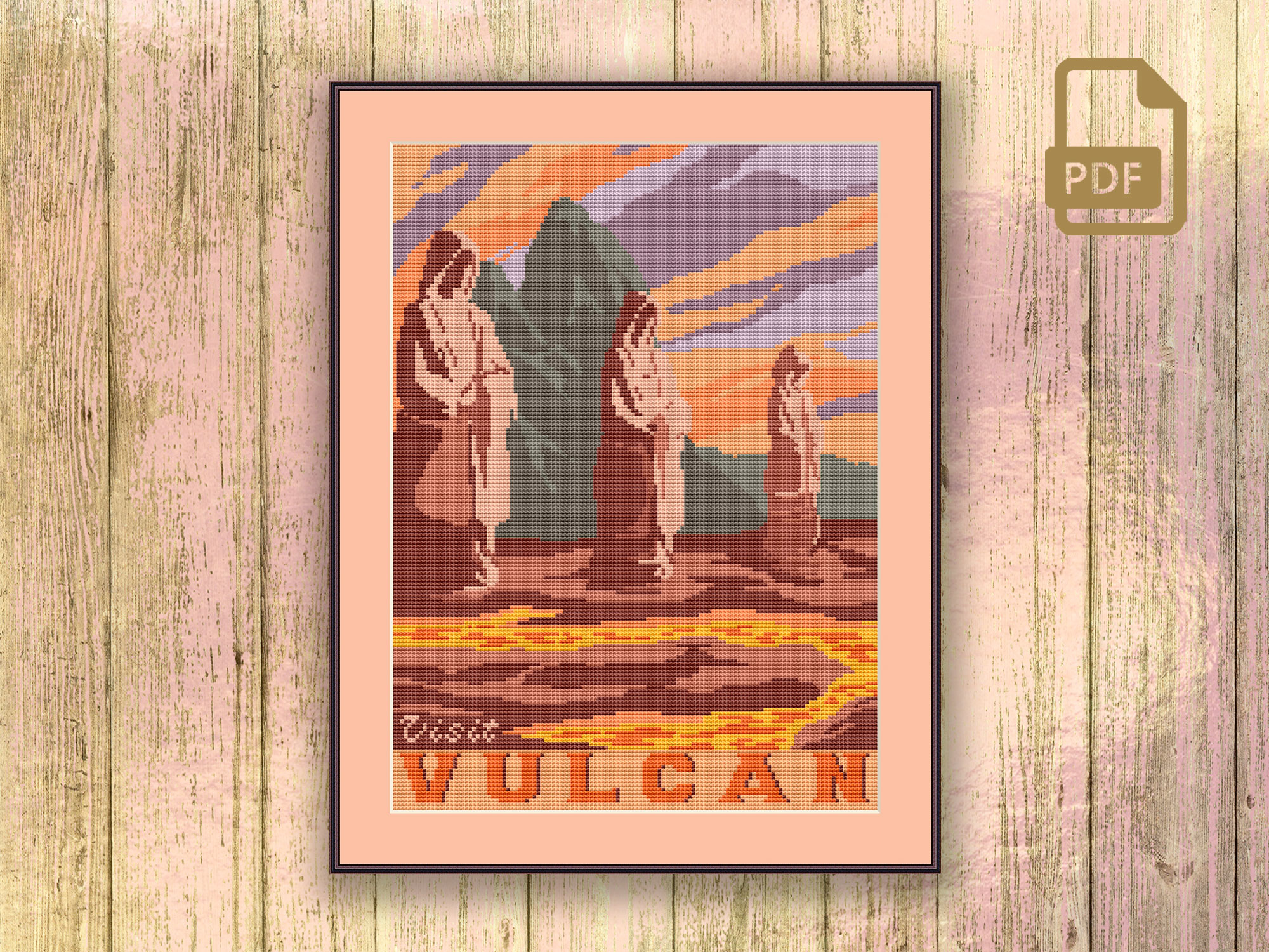 Visit Vulcan Cross Stitch Pattern #tv_074 - Inspire Uplift