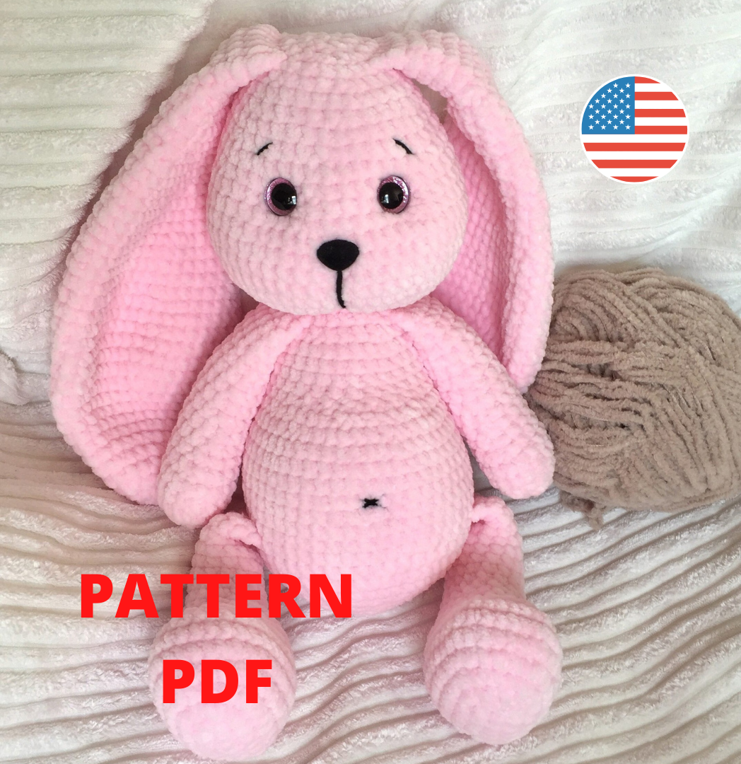 Crochet pattern bunny plush | Inspire Uplift