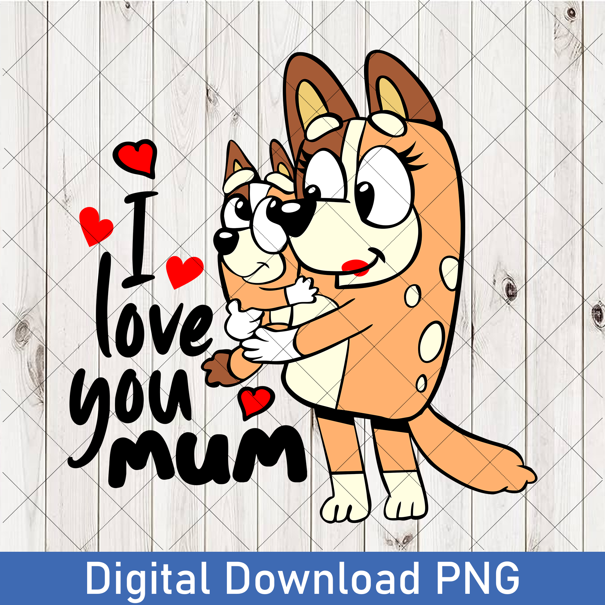 Vintage Mom Bluey PNG, Retro Chilli Heeler PNG, Mom Bluey PN - Inspire ...
