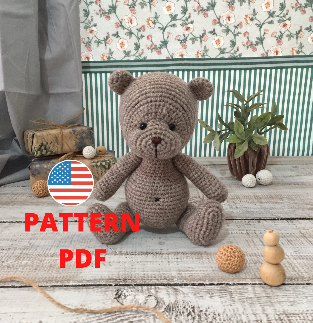 Teddy bear crochet pattern | Inspire Uplift