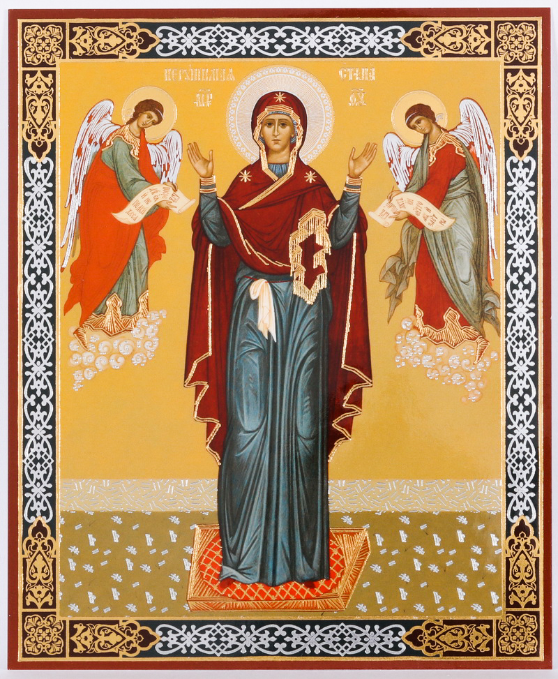 Icon of the Mother of God the Unbreakable Wall | Orthodox | Inspire Uplift