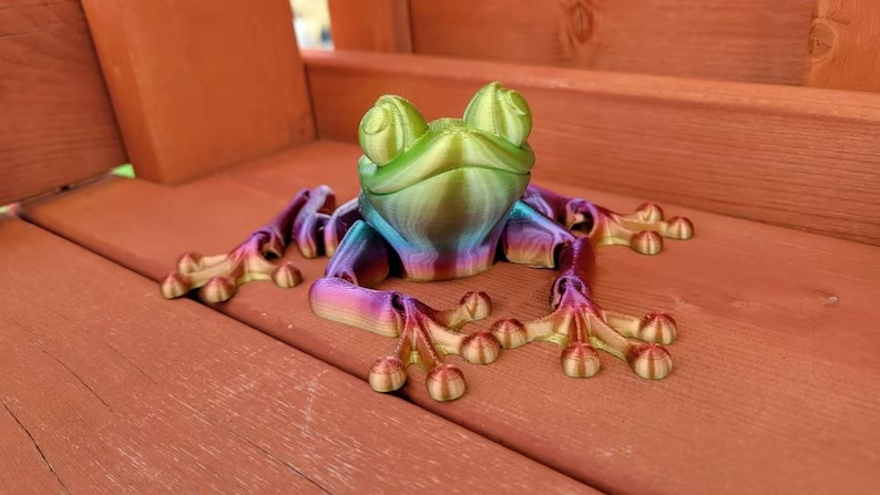 Articulated Frog, Flexible Frog Toy, Fun Toy for Kids - Inspire Uplift
