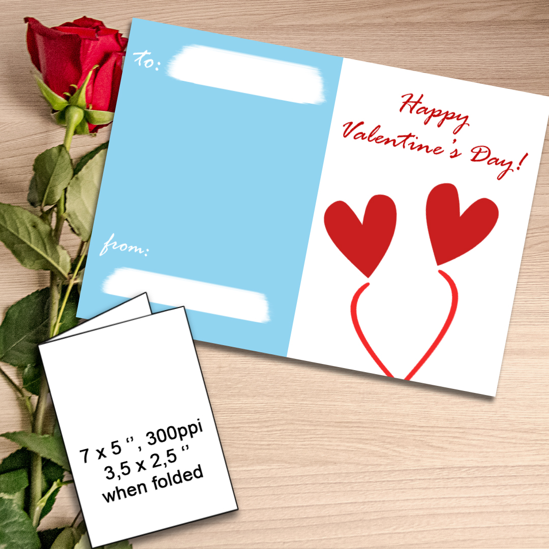 Digital Valentine's greeting card | Inspire Uplift