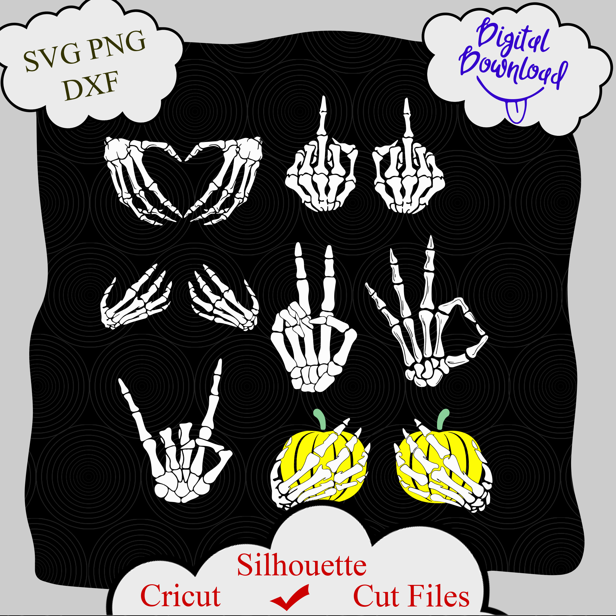 Skeleton Hands Svg, Skeleton Svg, Skull Skeleton Hand, Hallo | Inspire ...