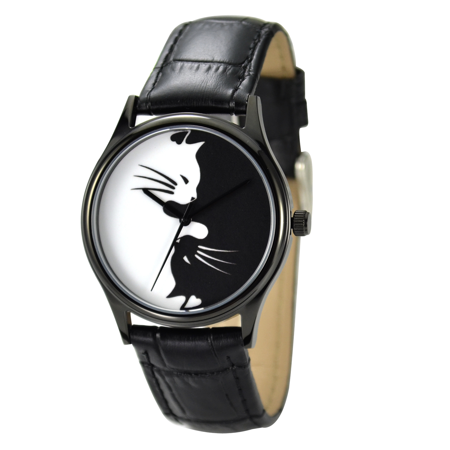 Black Cat Watch Yin and Yang Men Watch Women Watch Free Ship - Inspire ...