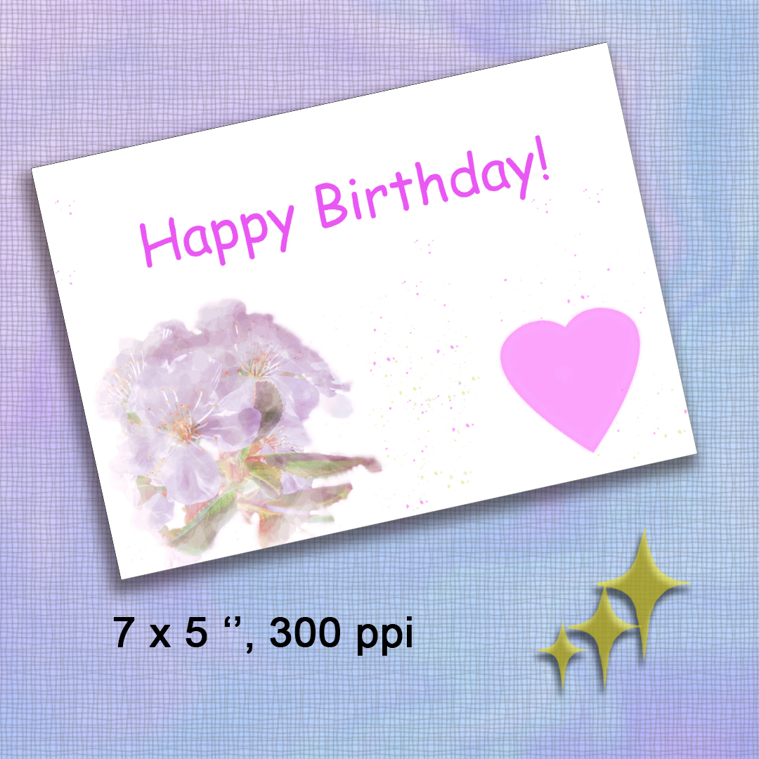 Digital birthday greeting card - Inspire Uplift
