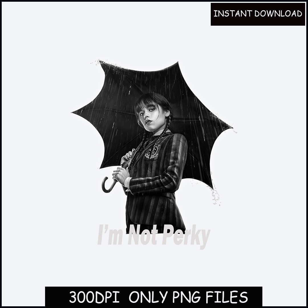 Wednesday Addams Funny PNG sublimation design image | Inspire Uplift