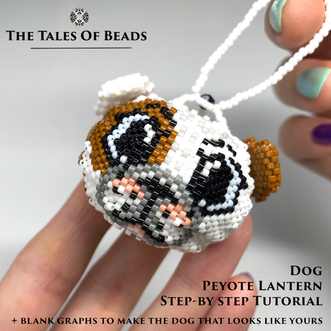Beaded Dog Pattern / Seed Bead Animals Beading Tutorial | Inspire Uplift