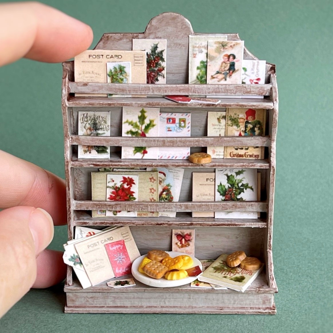 Miniature set of Christmas cards on the shelf for playing wi | Inspire ...