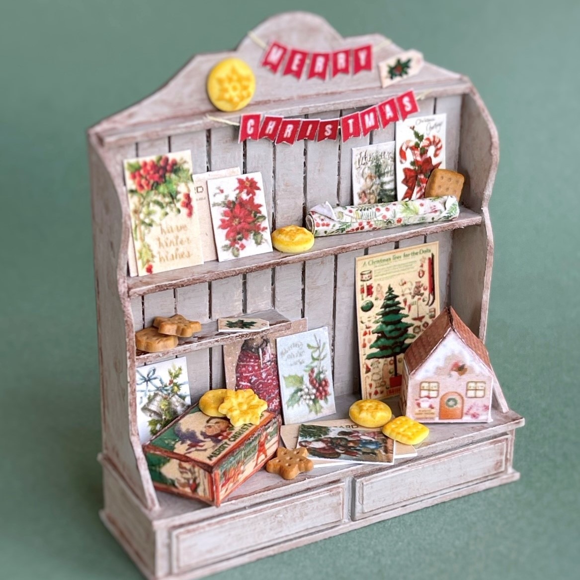 Miniature set of Christmas cards on the shelf for playing wi | Inspire ...