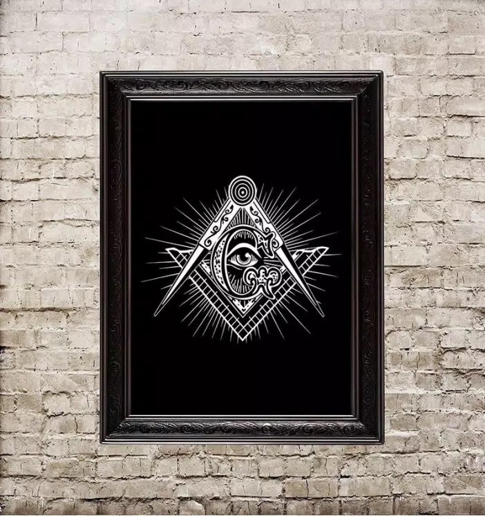 The Masonic symbol is a compass and a square. 352. | Inspire Uplift