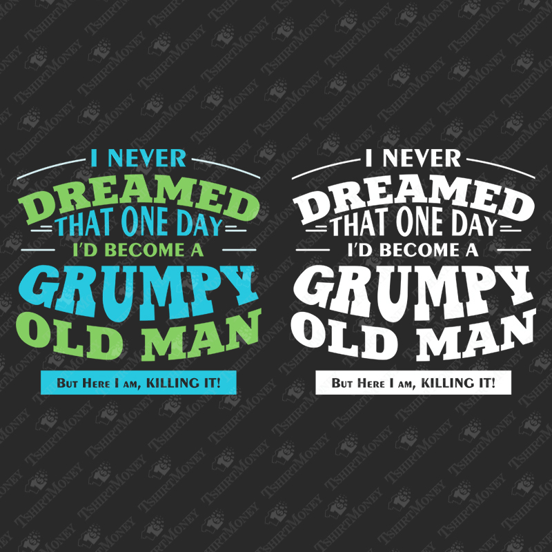 Grumpy Old Man Grandpa Grandfather Papa Retirement SVG File - Inspire ...