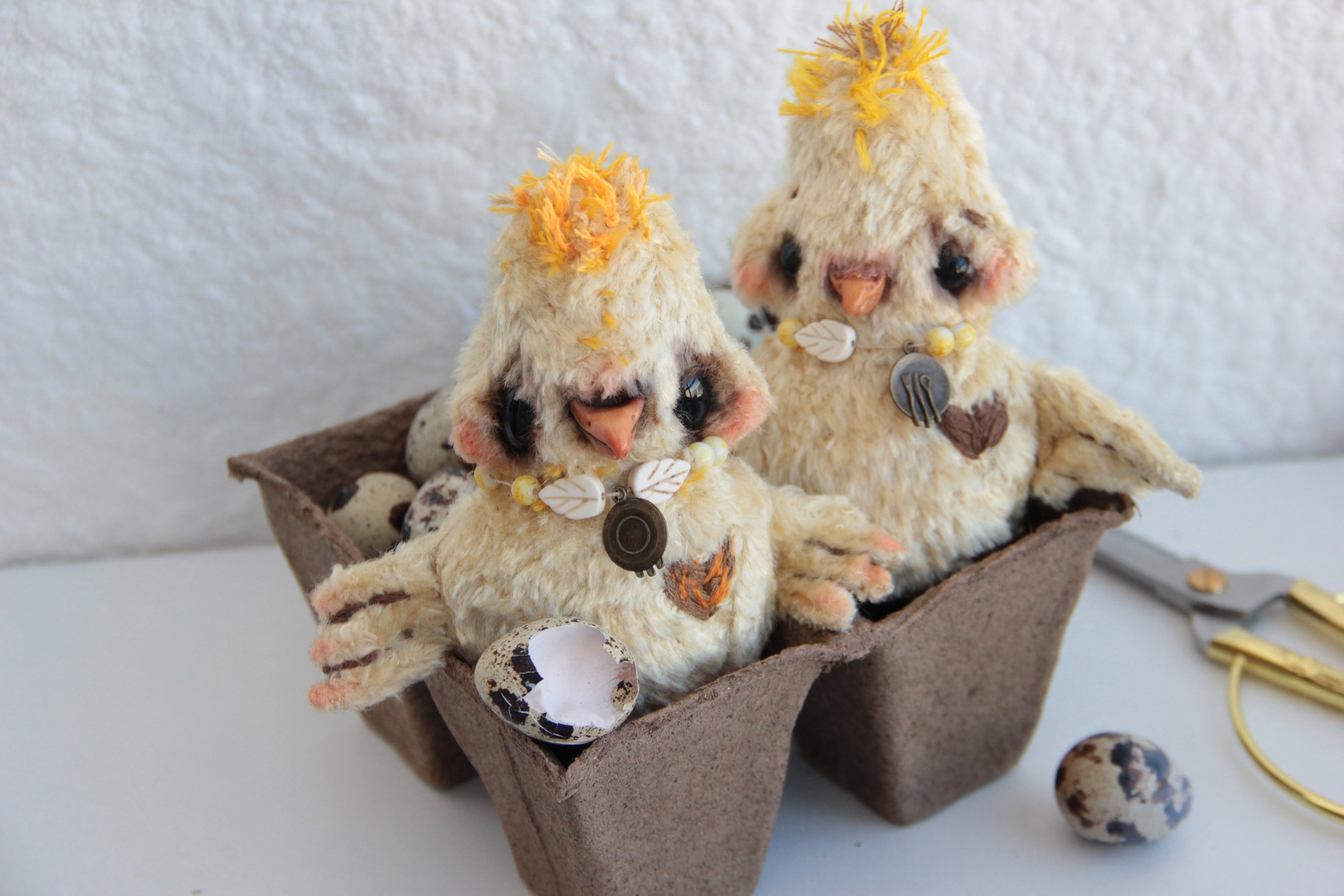 Sewing tutorial fabric chickens | Inspire Uplift