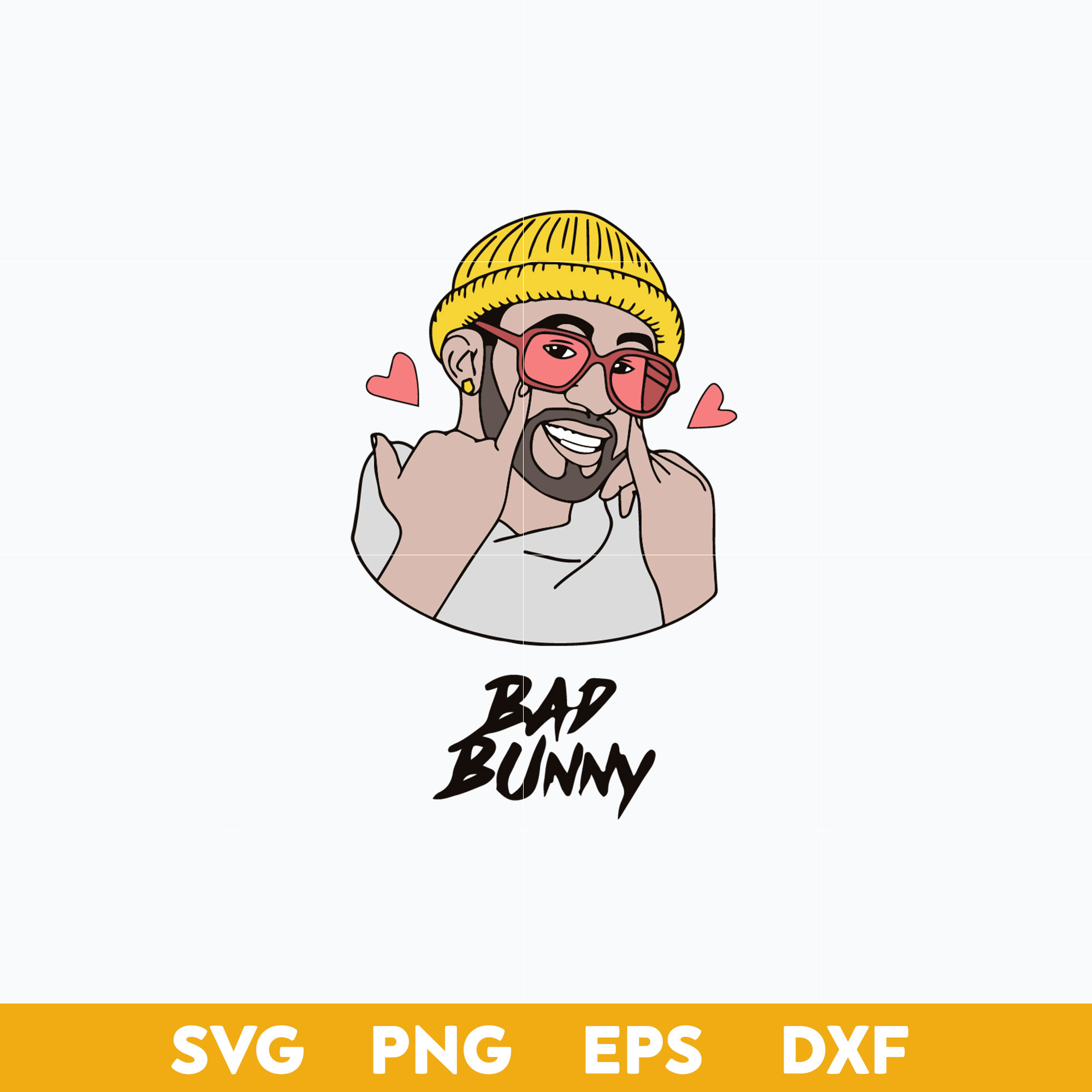 Bad Bunny Valentine SVG, Un San Valentin Sin Ti SVG, Bad Bun | Inspire ...