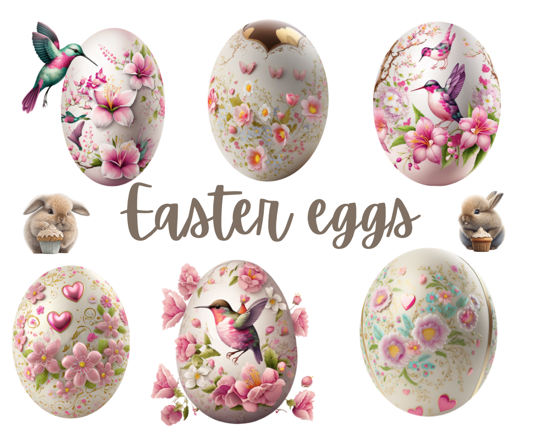 Easter Eggs,Easter Eggs Clipart set png , Easter Eggs png,co | Inspire ...