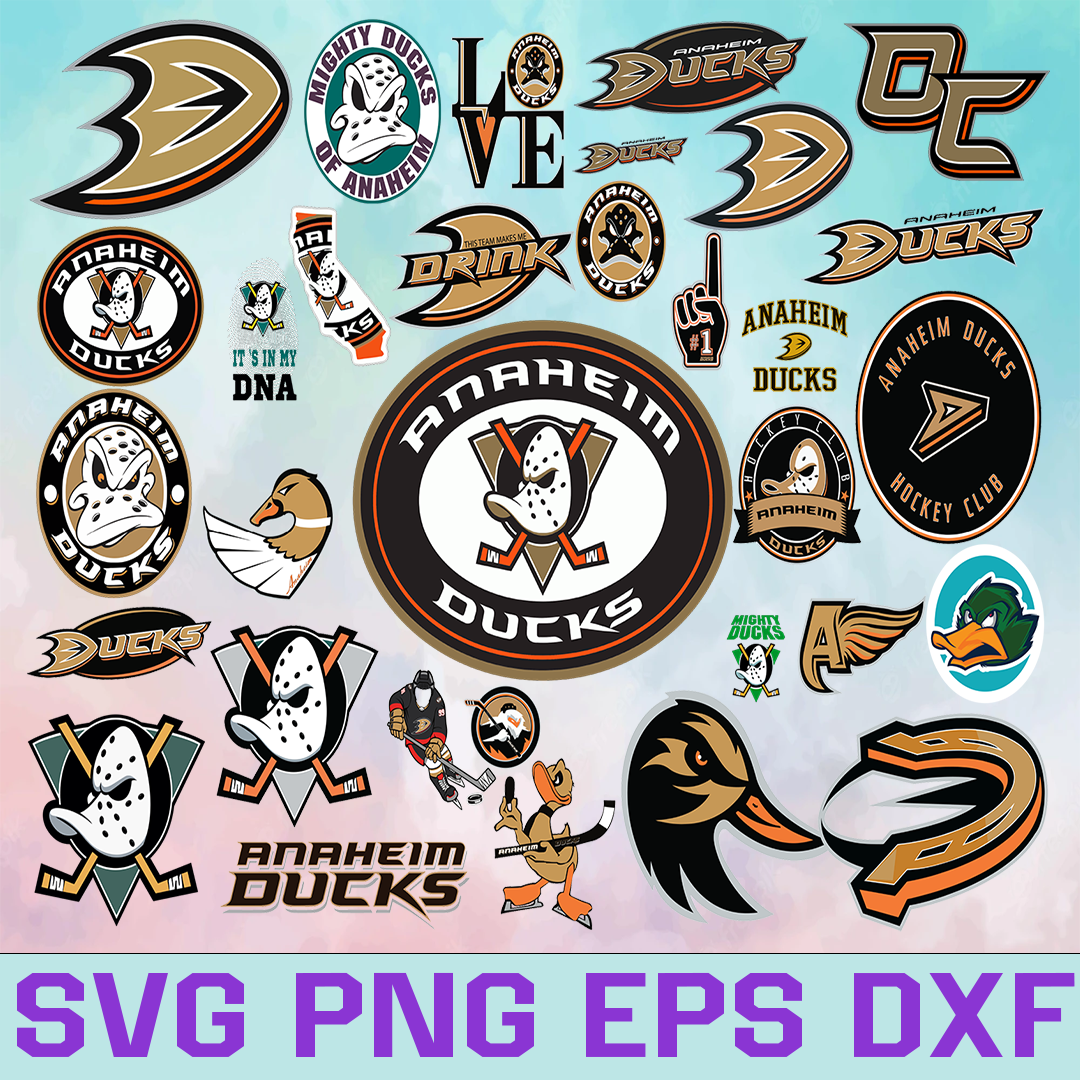 Anaheim Ducks Hockey Team Svg, Anaheim Ducks Bundle SVG, NHL - Inspire ...