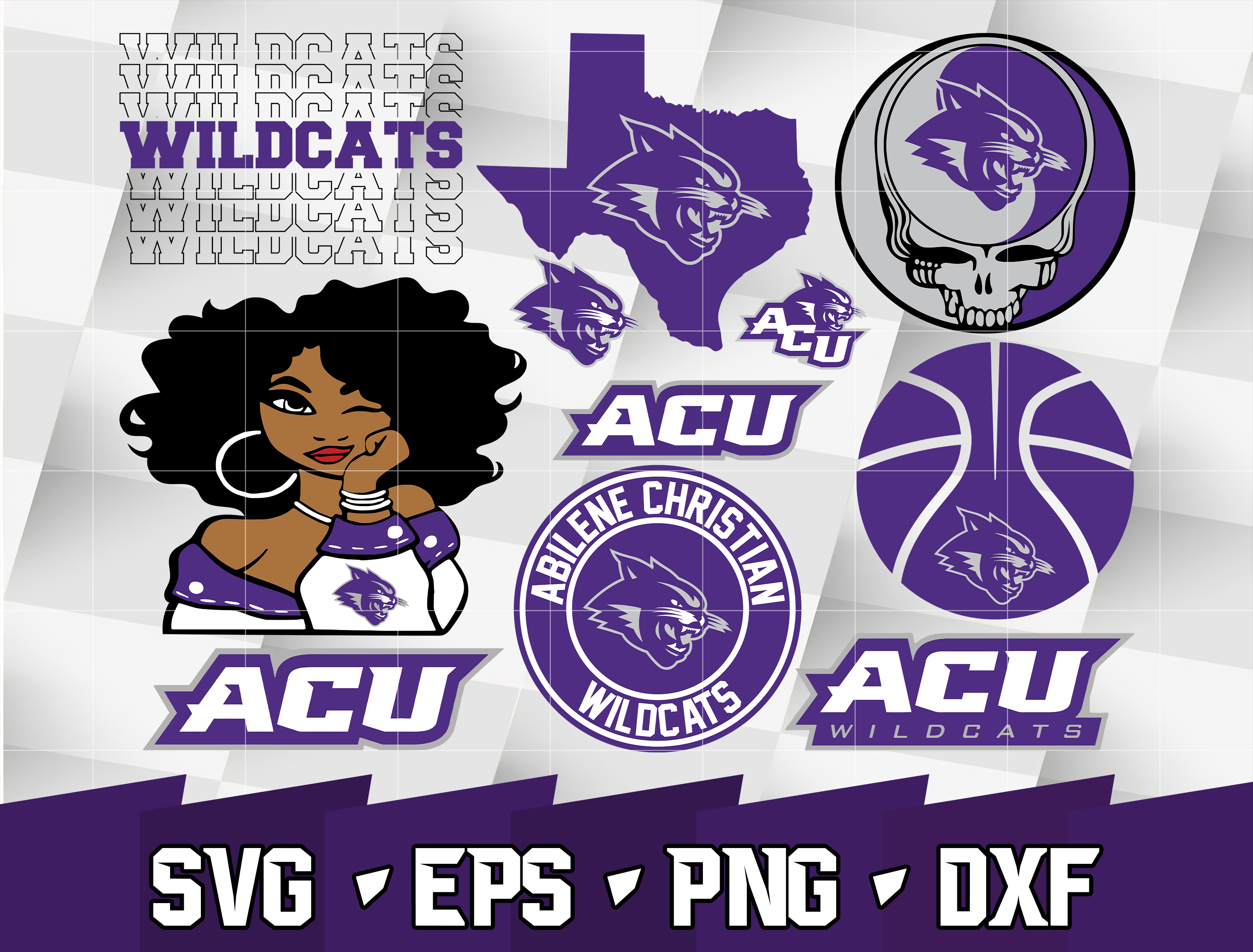 Abilene Christian Wildcats SVG bundle , NCAA svg, logo NCAA | Inspire ...