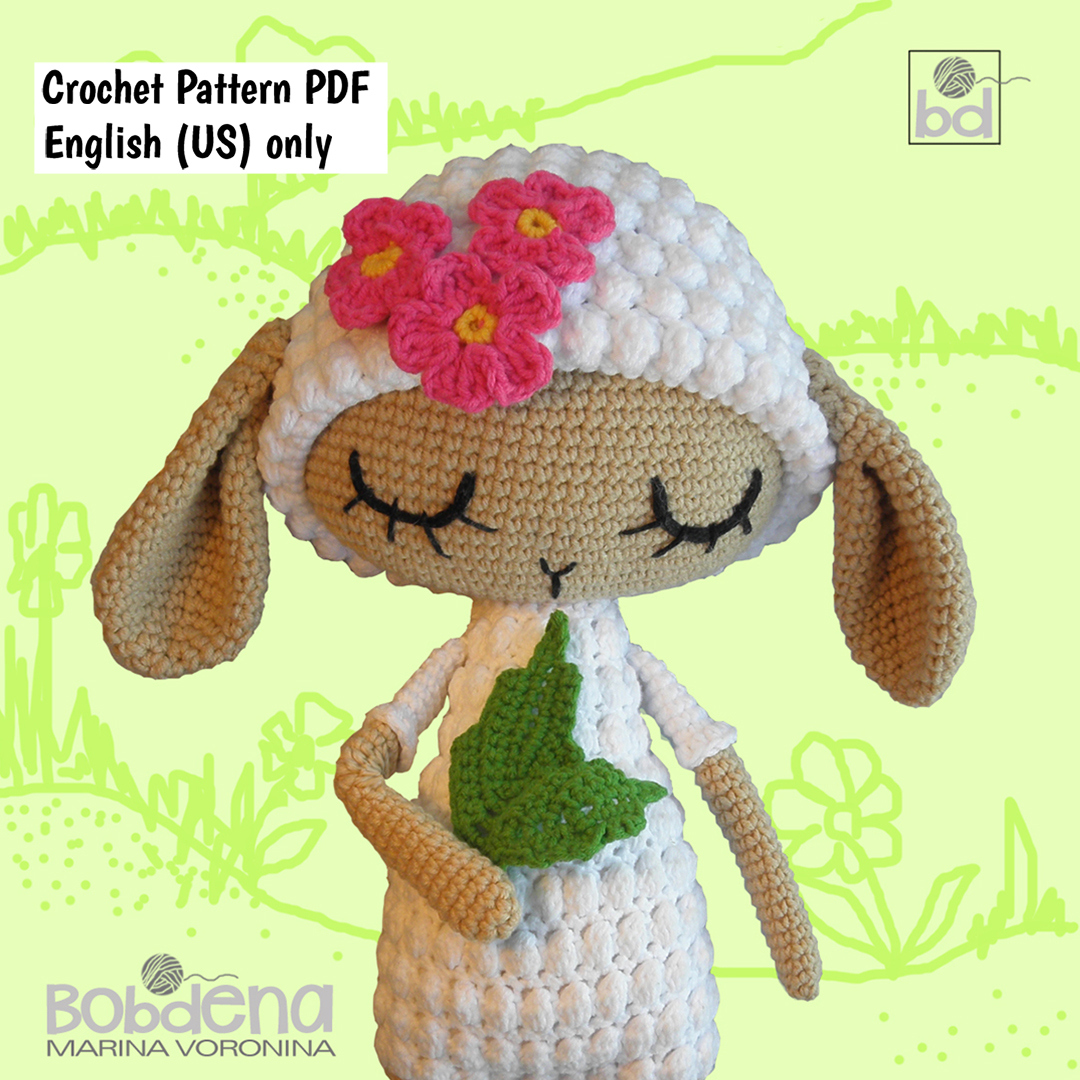 Lamb crochet pattern, crochet sheep, amigurumi Lamb sheep pa | Inspire ...